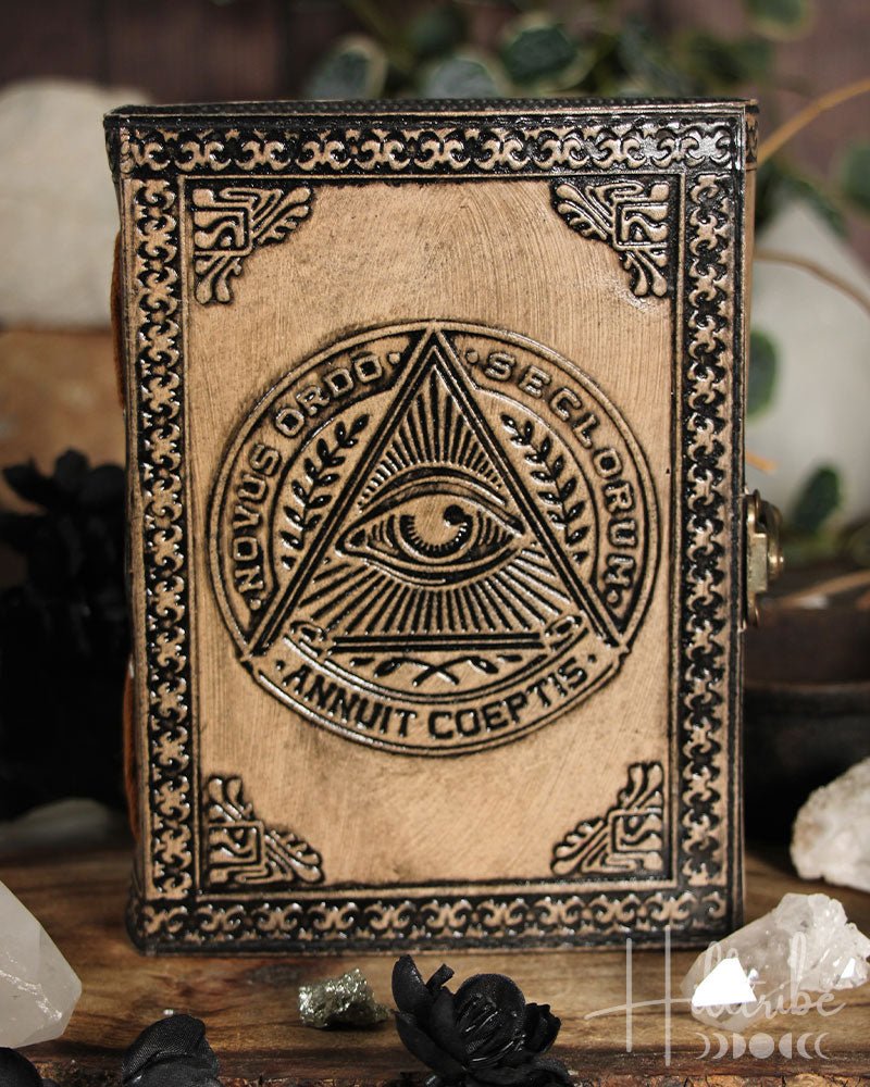All Seeing Eye Leather Journal | Hilltribe Ontario