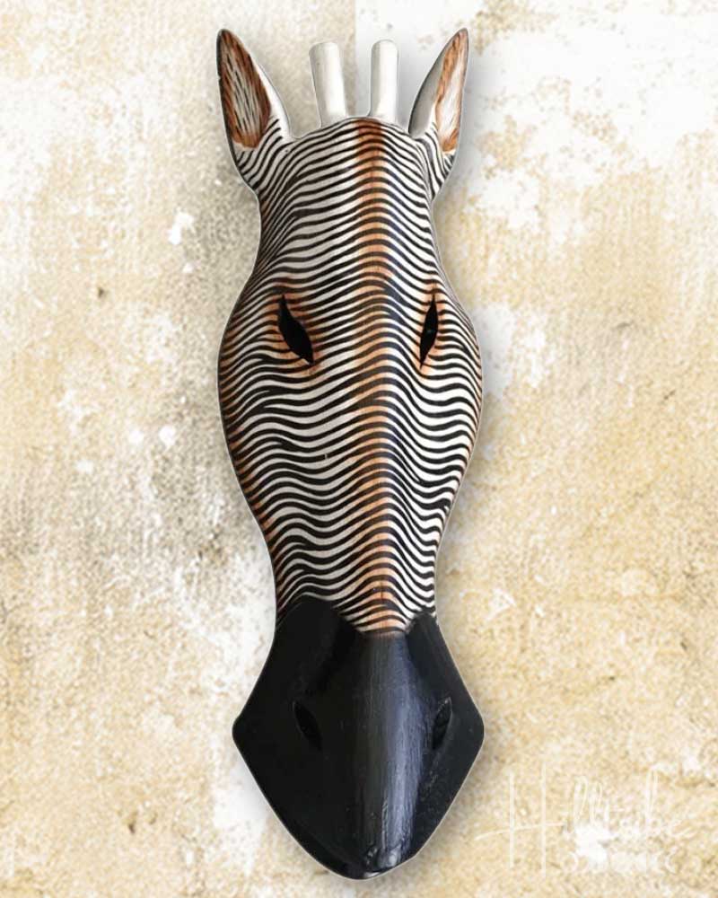 Zebra Striped Mask | Hilltribe Ontario