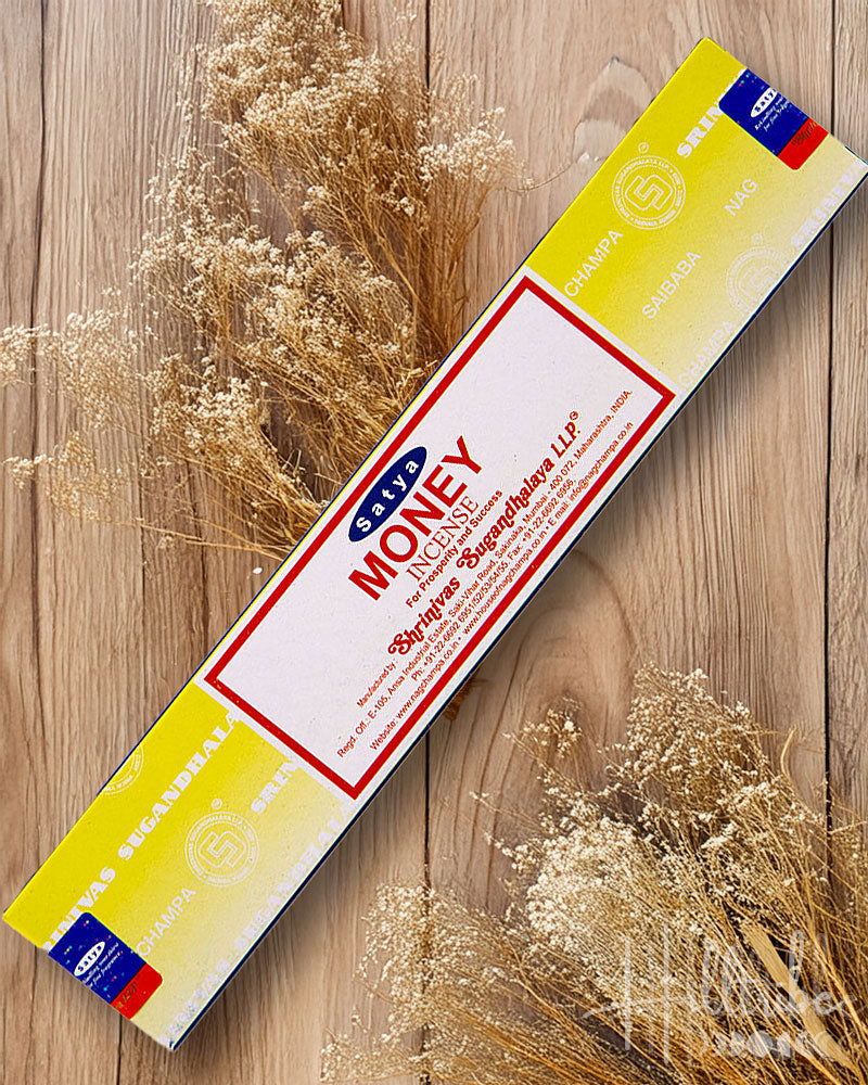 Satya Money Incense Sticks 15gr | Hilltribe Ontario