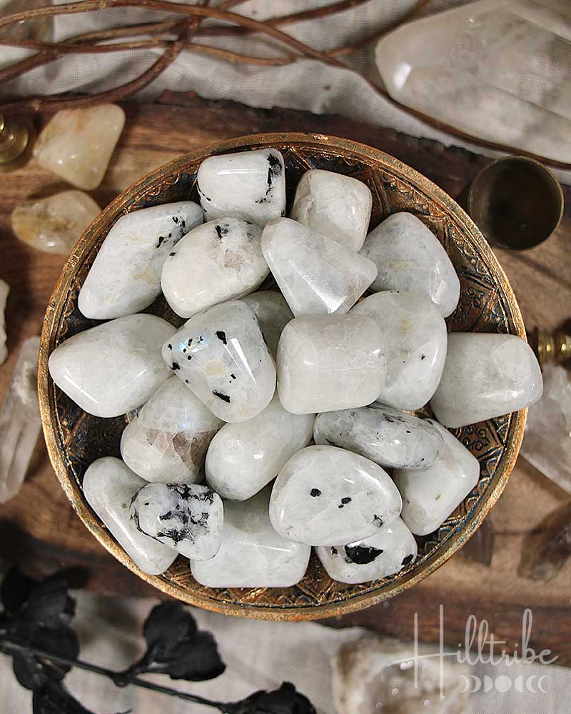 Rainbow Moonstone Tumbled | Hilltribe Ontario