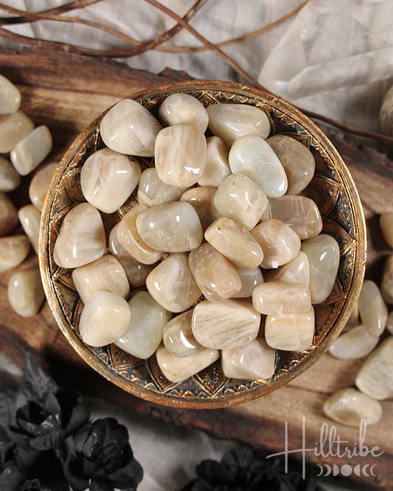 Moonstone Tumbled | Hilltribe Ontario